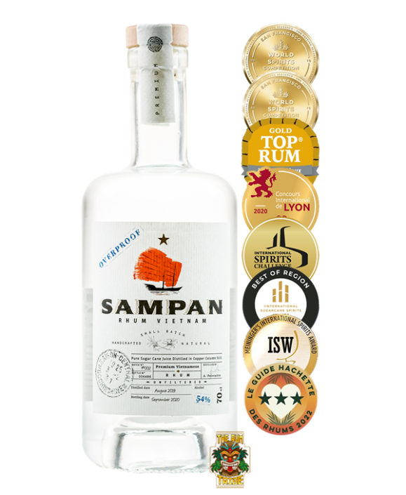 Sampan Overproof Rhum - The Rum Tribe